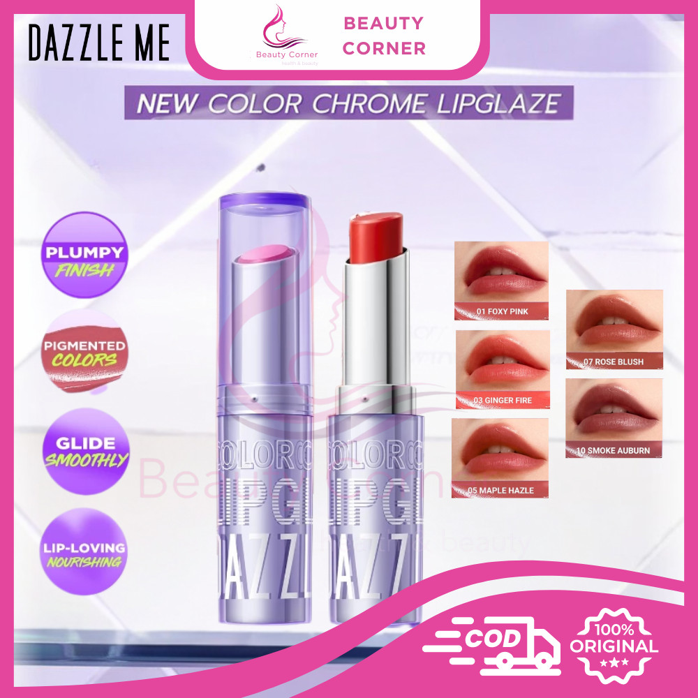 Jual Dazzle Me Color Chrome Lip Glaze | Shopee Indonesia