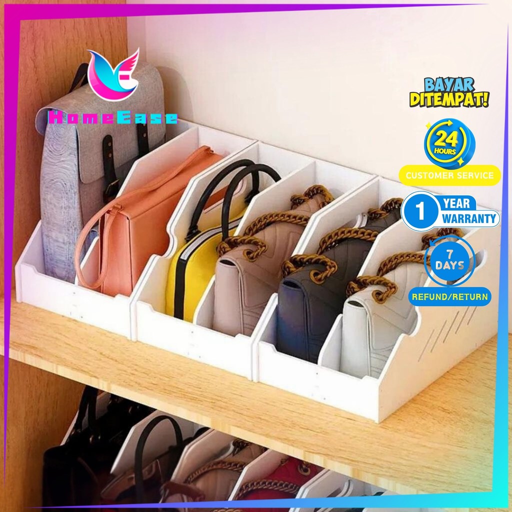 Jual HomeEase - Rak Penyimpanan Tas Serbaguna Solusi Praktis Untuk ...