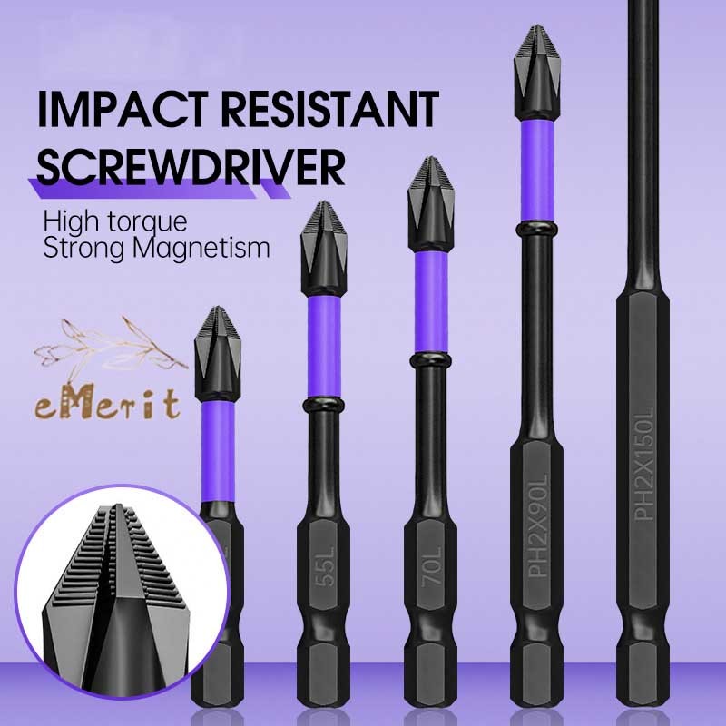 Jual Mata bor Obeng Magnetik Set kepala mata obeng set Baja 1/4 Inci ...
