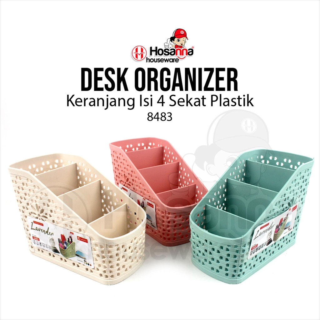 Jual Rak Pensil 4 Sekat Warna Warni / Rak Lavender Mini 4 Sekat ...