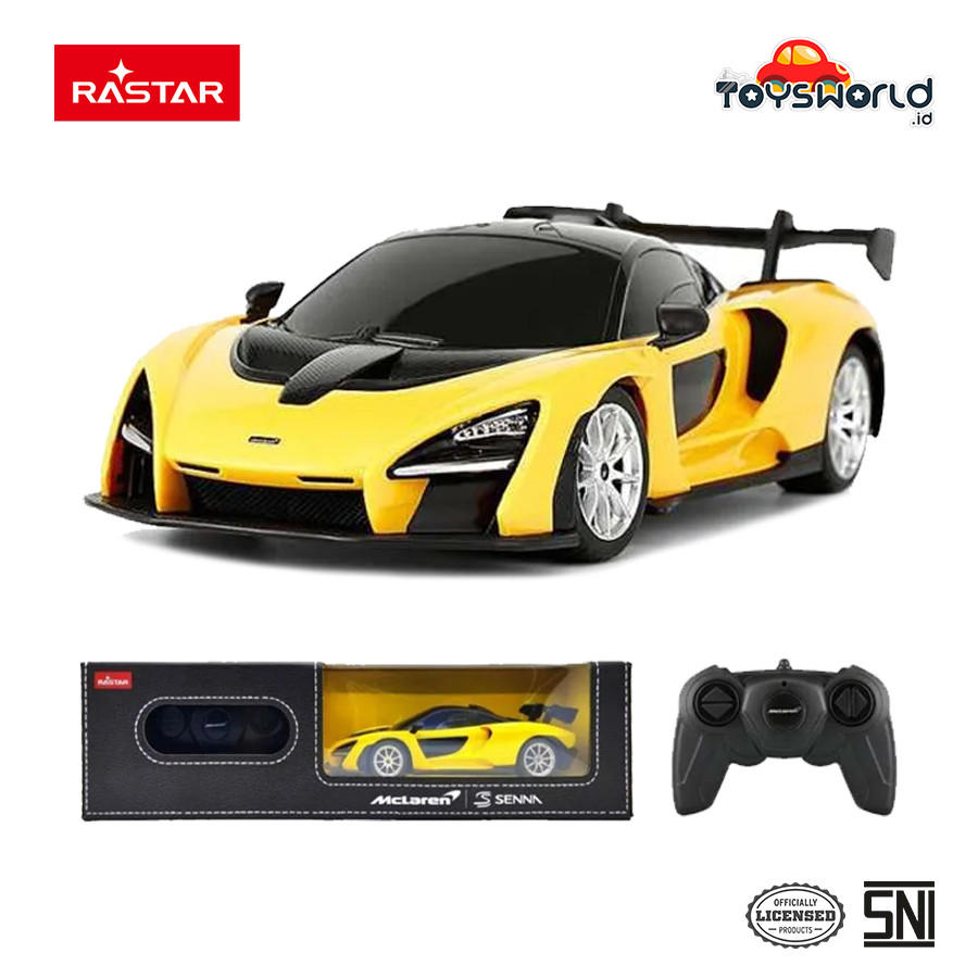 Jual Rastar R/C 1:24 McLaren Senna - Yellow | Shopee Indonesia