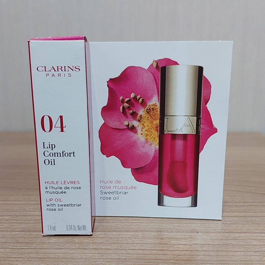 Jual Clarins Lip Comfort Oil 04 (mini size 1,4ml ) | Shopee Indonesia