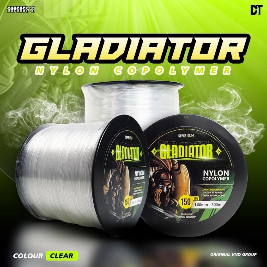 Jual Senar Pancing Gladiator Superstar Markiman Senar Nylon Copolymer ...