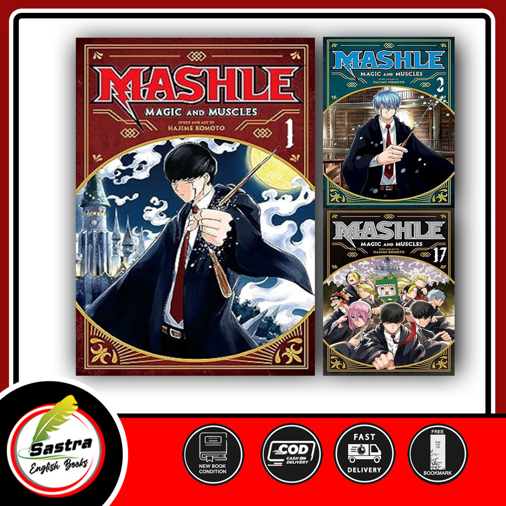 Jual Mashle : Magic and Muscles (17 book series) By Hajime Komoto ...
