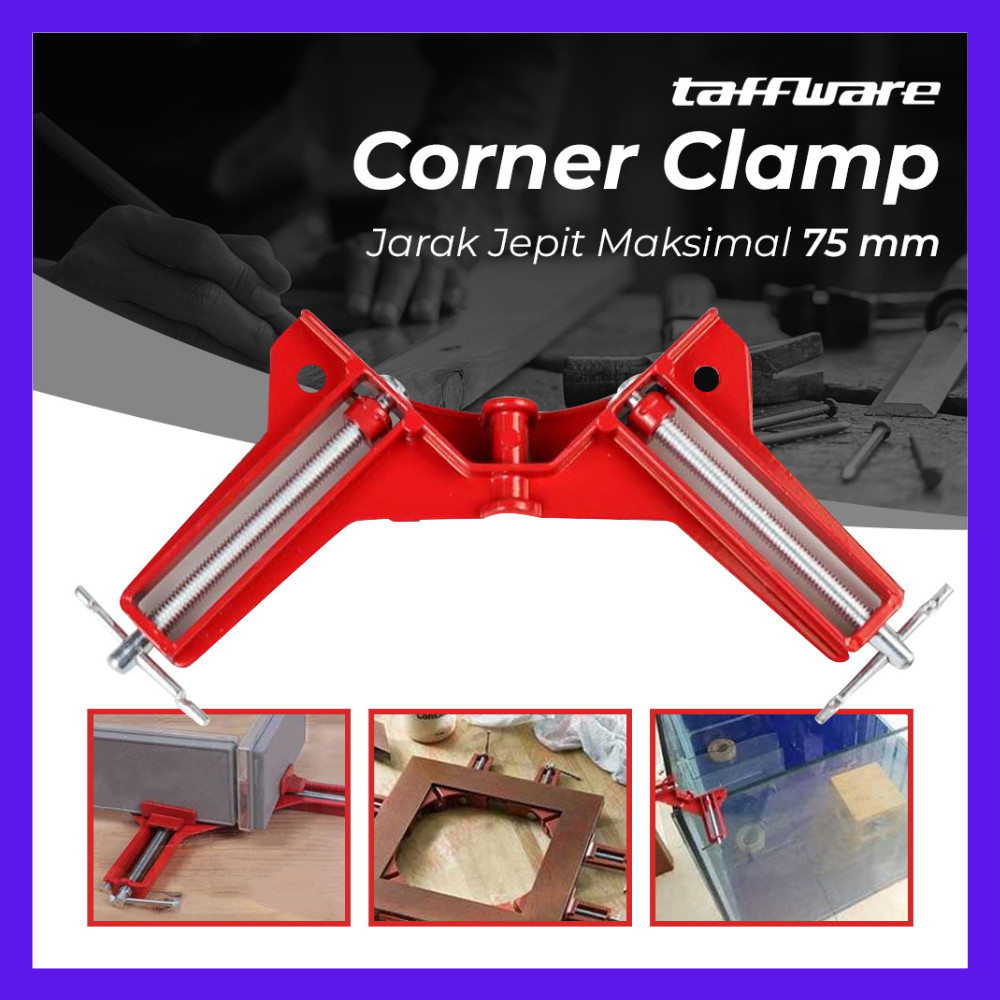 Jual SILVIA ATENA STORE-Corner Clamp Penjepit Sudut Frame Kayu Angle 90 ...