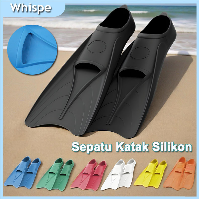 Jual COD Kaki Katak Renang Diving Fin Sepatu Kaki Katak Silicone Fin Renang Diving Sepatu Katak ...