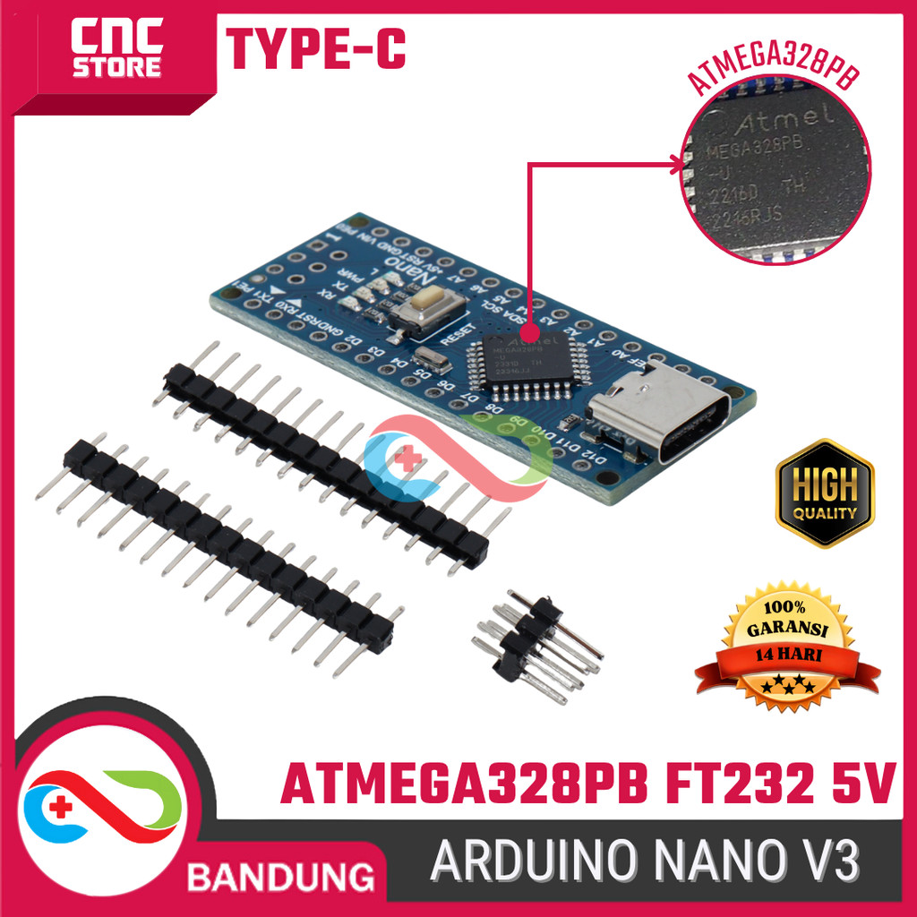 Jual Arduino Nano V3 FT232 5V Type-C – Cocok untuk Project ...