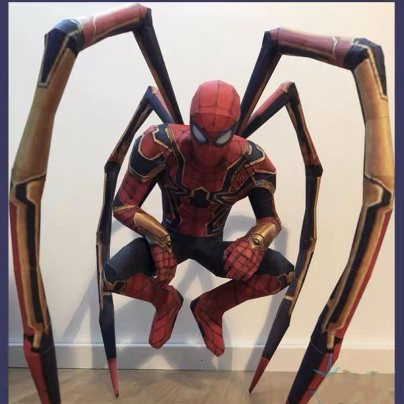 Jual 38cm Iron Spider Man 3D Paper Model Papercraft DIY Hand-made ...