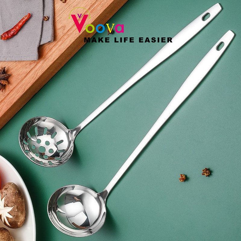 Jual VOOVA Centong 304 Stainless Steel/ Sendok Sayur Gagang Panjang ...