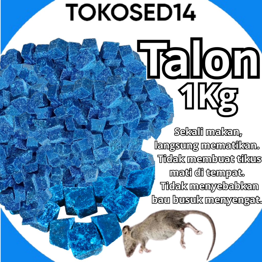 Jual Talon 1 Kg Racun Tikus Mati Kering Banyak | Shopee Indonesia