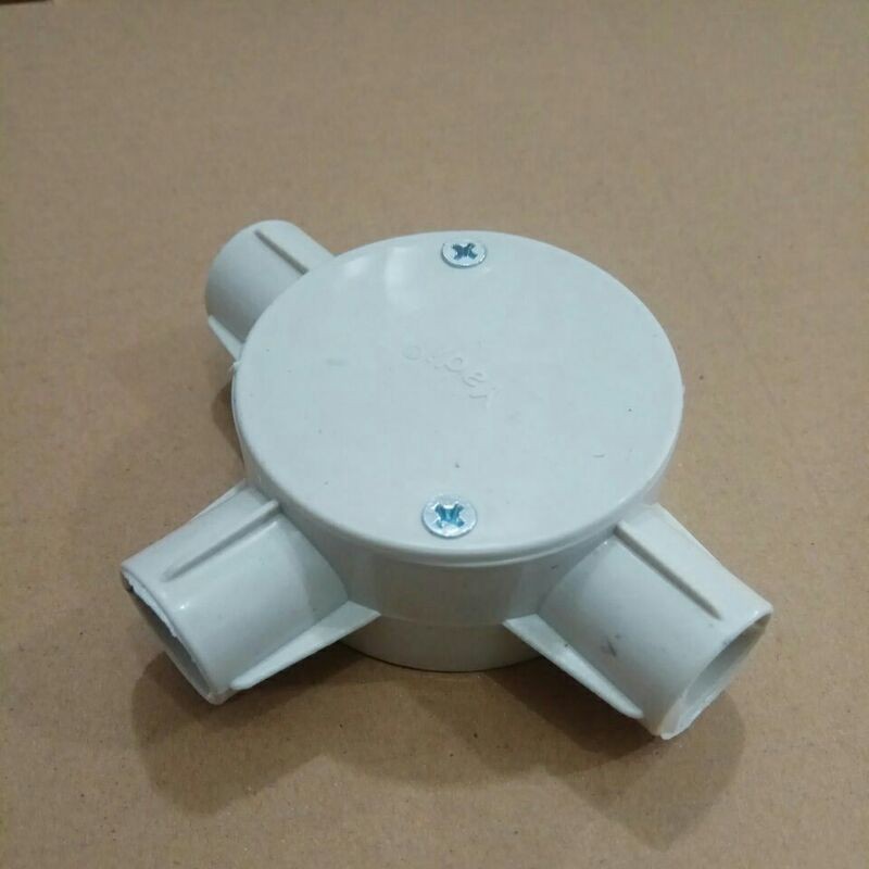 Jual T DUS Doos Dos CABANG 3 PUTIH Sambungan Kabel Listrik tiga ...