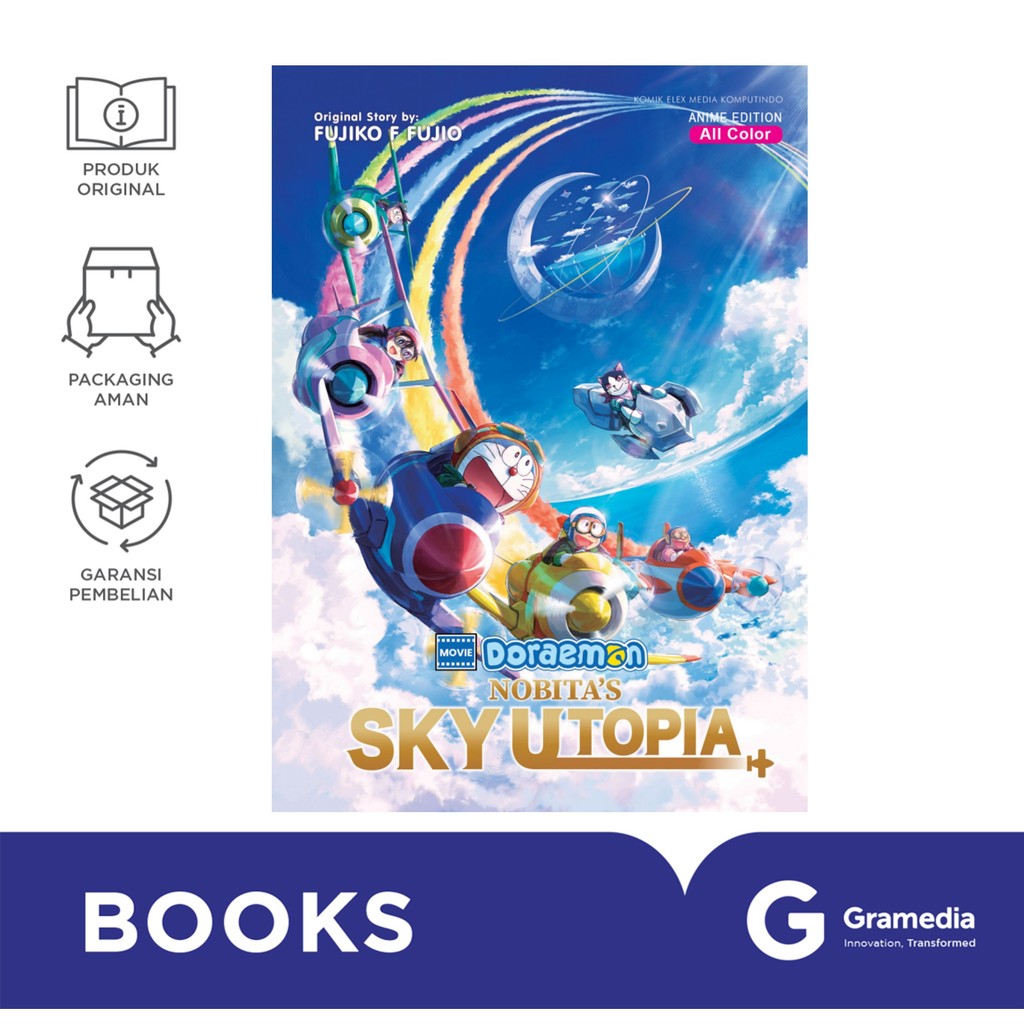 Jual Doraemon Movie Nobita's Sky Utopia (Fujiko F. Fujio) | Shopee ...