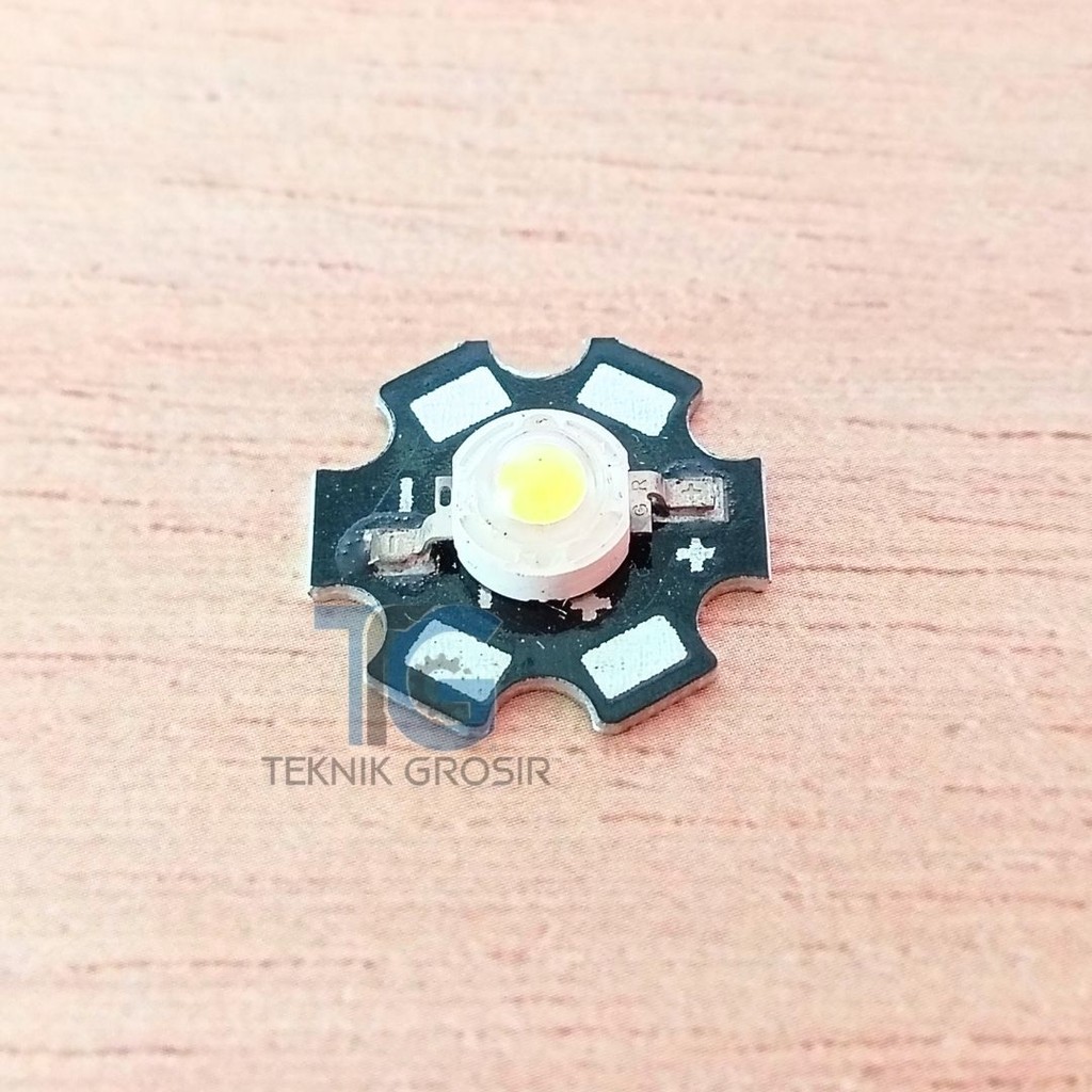 Jual LED HPL Putih 1W – Lampu Super Terang + Heatsink | Shopee Indonesia