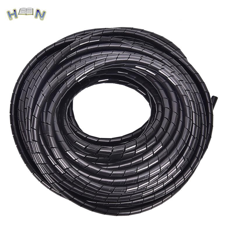 Jual 6mm Outside Dia 17M PE Sheath Tube Spiral Range Cache Cable Cord ...