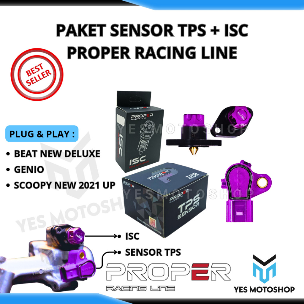 Jual PAKET SENSOR TPS + ISC PROPER Sensor TPS proper Vario 125 150 Beat ...