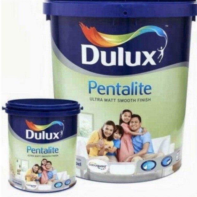 Jual Cat Tembok Dulux Pentalite Brilliant White 2290 20 liter | Shopee Indonesia