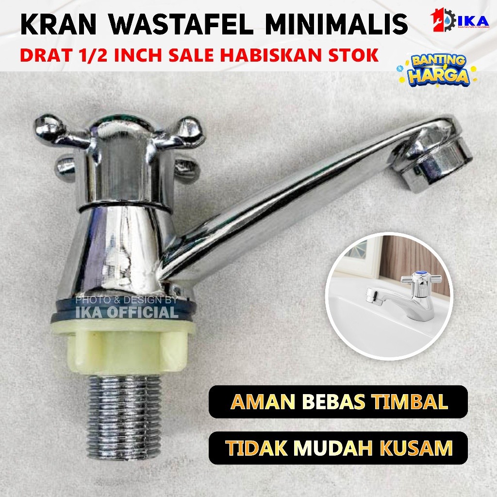 Jual Kran Wastafel Tanam Keran Air Babet Stainless steel Angkat ...