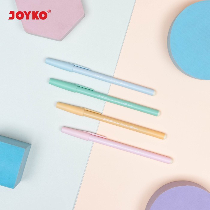 Jual Ball Pen Pulpen Pena Joyko BP-365 Pastel Tomoko 0.7mm (4pc) | Shopee Indonesia