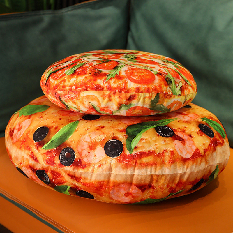 Jual Pizza-Ptyle Throw Pillows Cute Comfort Soft Can Be Placed Sofa ...