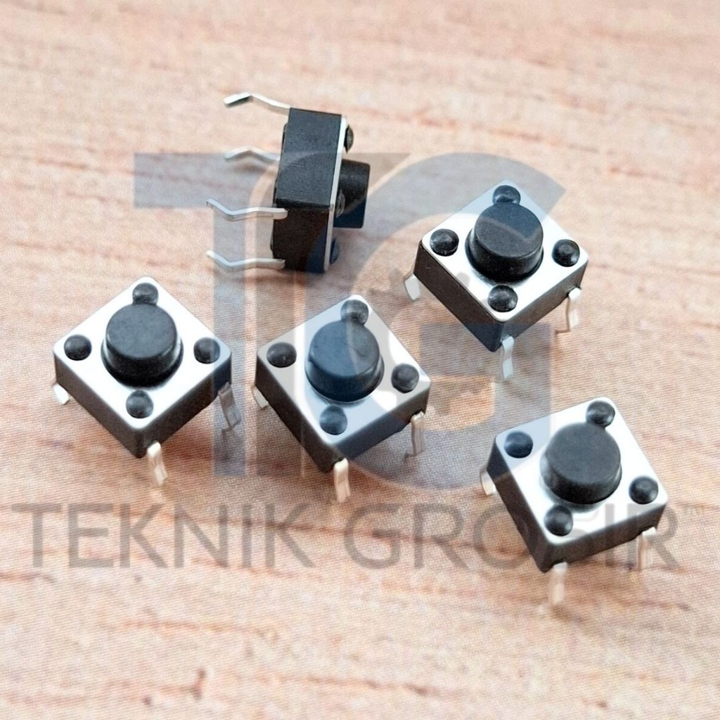 Jual Push Button Mini 6x6x5mm – Saklar Tactile 4 Pin | Shopee Indonesia