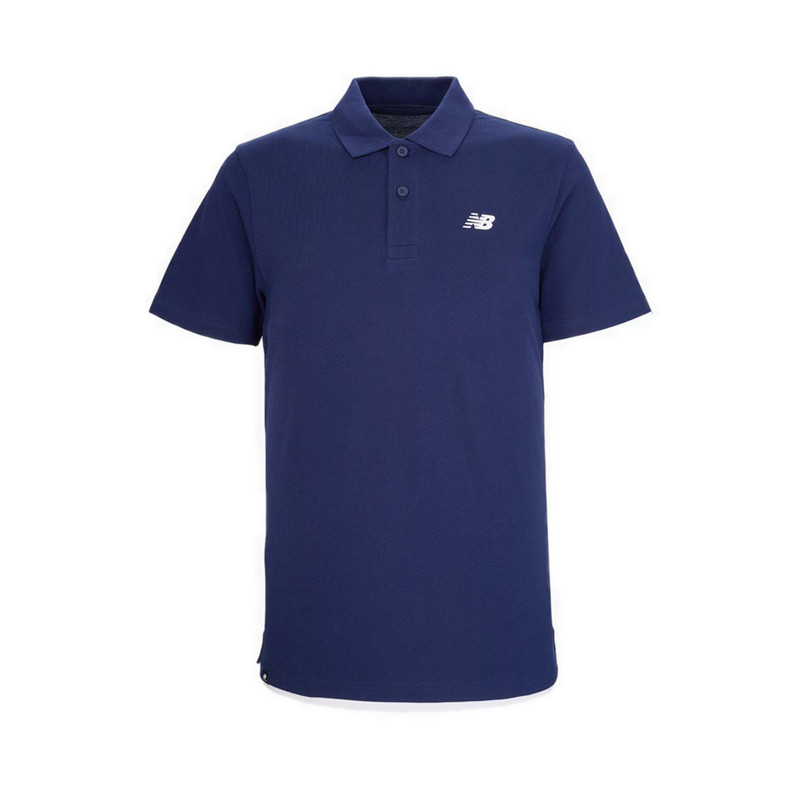 Jual New Balance Sport Seasonal Men's Polo Shirt - Navy | Shopee Indonesia