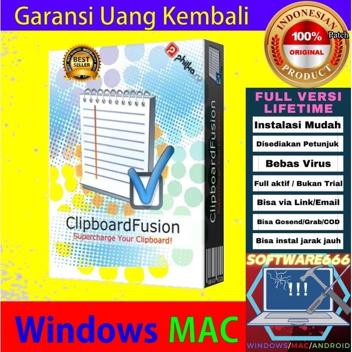 Jual Software Clipboard Copy Paste Canggih: ClipboardFusion Pro 5.9 ...