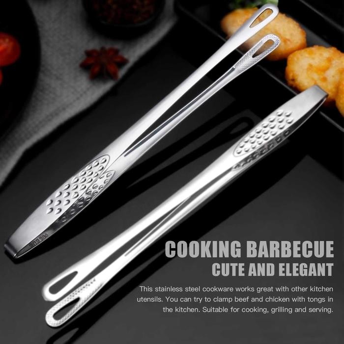 Jual Penjepit Capit Jepit Makanan Kue Gorengan Daging Korean BBQ Steak ...