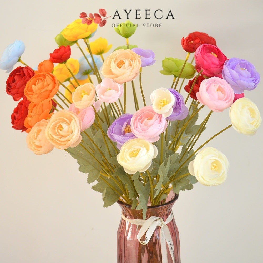 Jual AYEECA - LOTUS 60cm Artificial Bunga Lotus 4 Cabang Bunga Palsu ...