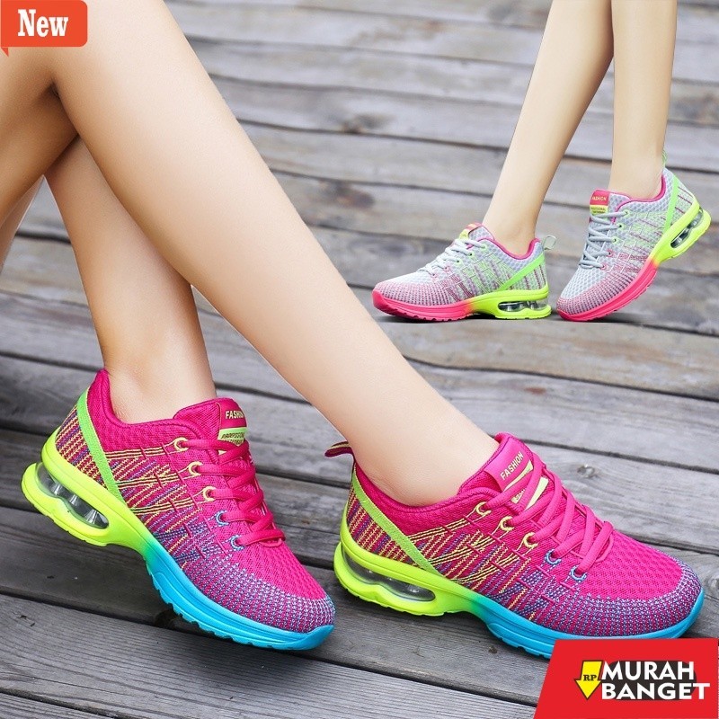 Jual sepatu lari wanita rekomendasi Sepatu Olahraga Wanita Sneakers ...