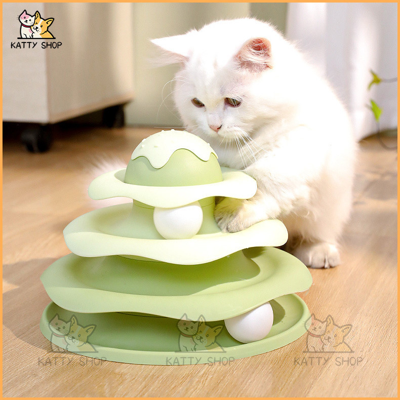 Jual Set mainan kucing peliharaan meja putar kucing Menara Mainan ...