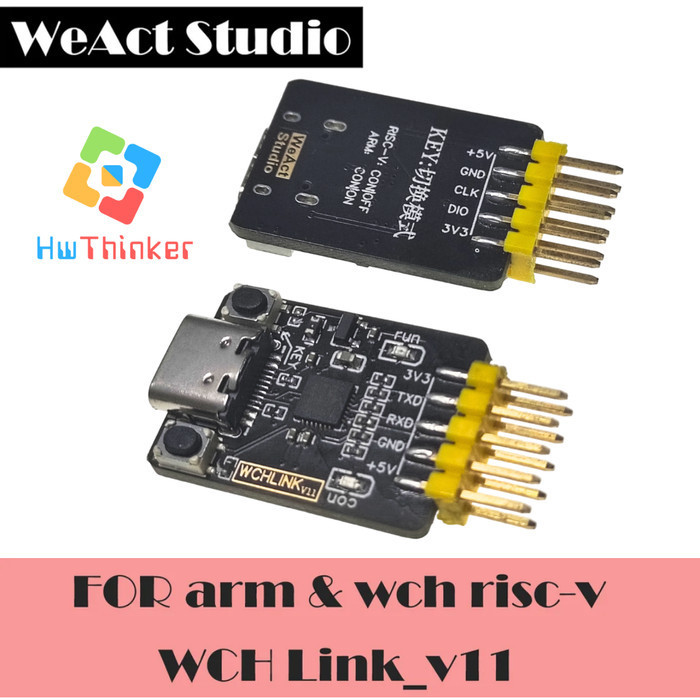 Jual Weact WCHLink Mini DAPLINK Debugger ARM RISC-V Chip | Shopee Indonesia