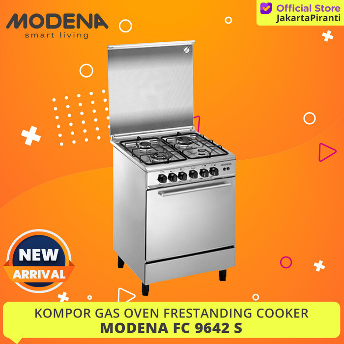 Jual Kompor Gas Oven Free Standing Freestanding Cooker Modena FC 9642 S ...