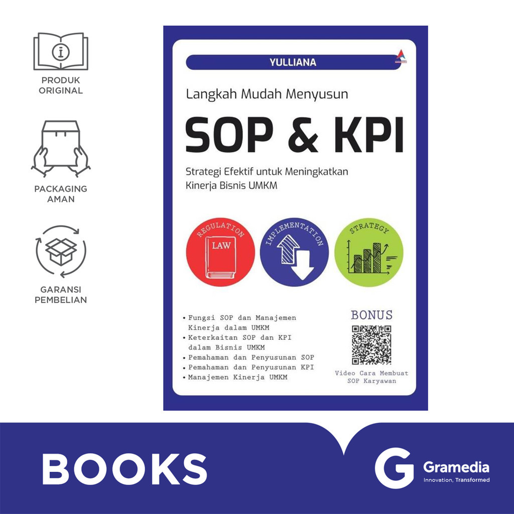 Jual Langkah Mudah Menyusun Sop & Kpi : Strategi Efektif Untuk Me ...