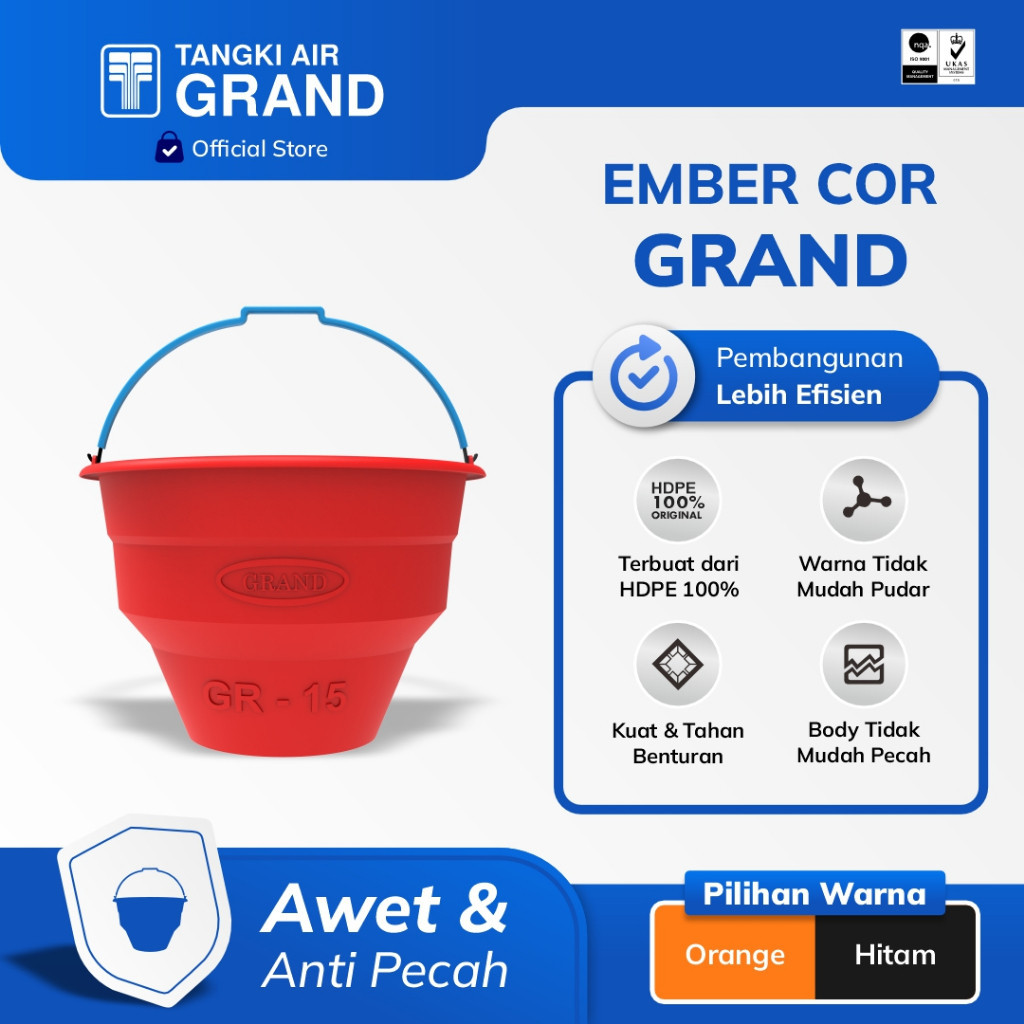 Jual TIMBA EMBER COR GRAND EMBER TIMBA HDPE KUAT DAN LENTUR ANTI PECAH ...