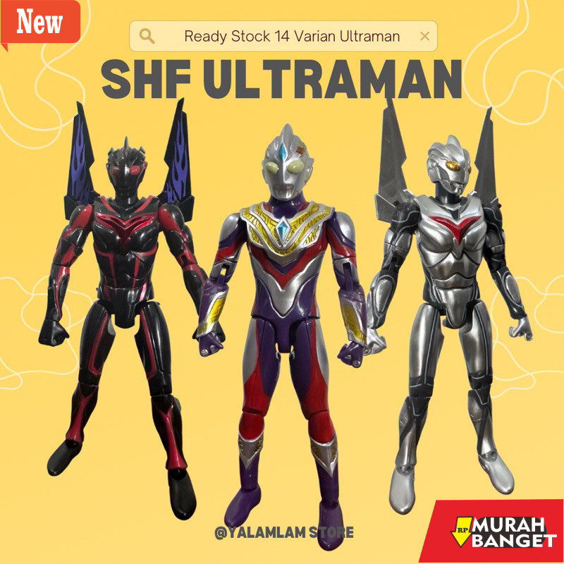 Jual Mainan figure spiderman yg lagi viral- Ultraman Trigger Multi SHF Ultra Action Figure ...