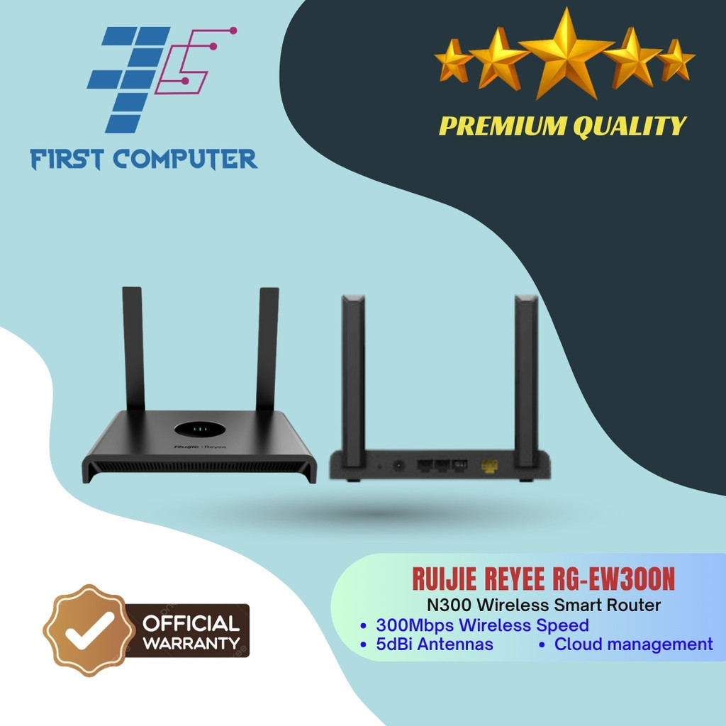 Jual Ruijie Reyee RG-EW300N 300MBPS Wireless Router WIFI | Shopee Indonesia