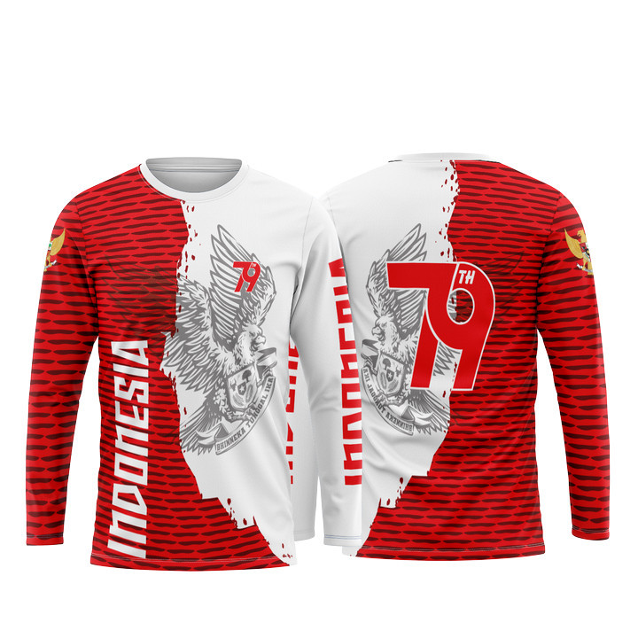 Jual KAOS T-SHiRT PRIA/WANITA 17 AGUSTUS 2024 - Baju HUT RI KE 79 Merah ...