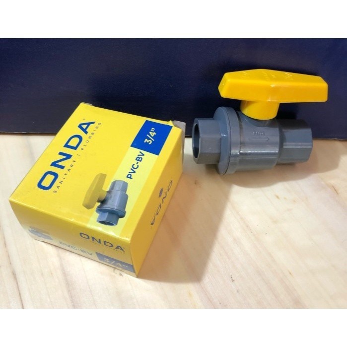 Jual Ballvalve 3/4 inch Onda stopkran stop kran ball valve pvcbv 3/4 ...