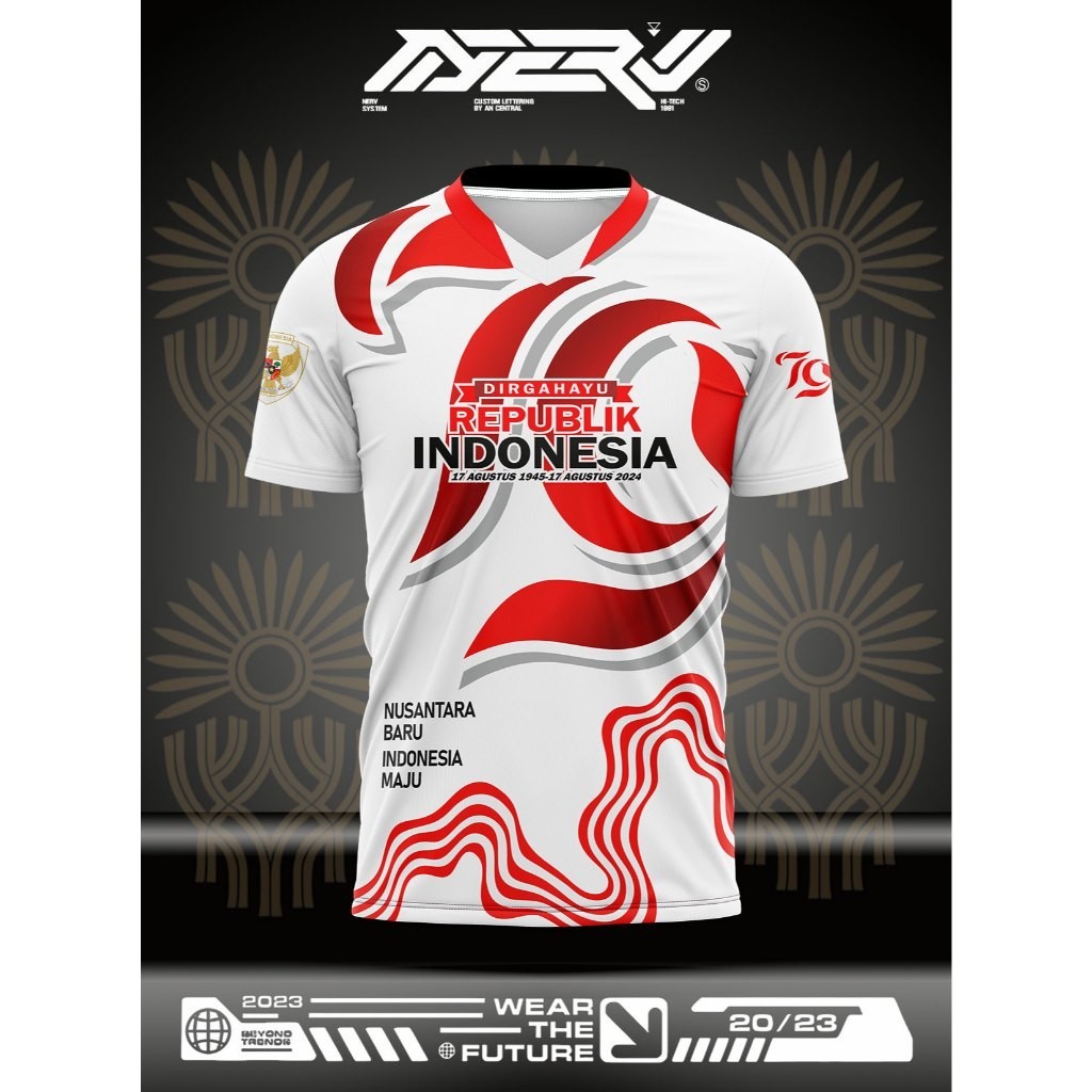 Jual JERSEY KAOS PANITIA HUT RI 79 INDONESIA KEMERDEKAAN 17 AGUSTUS TAHUN 1945 - 2024 REPUBLIK ...