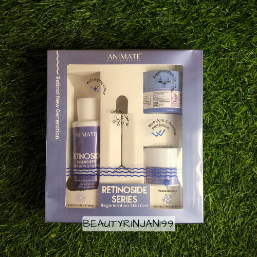 Jual Paket 4in1 Animate Retinoside Series Box/Anti Aging/Menyamarkan ...