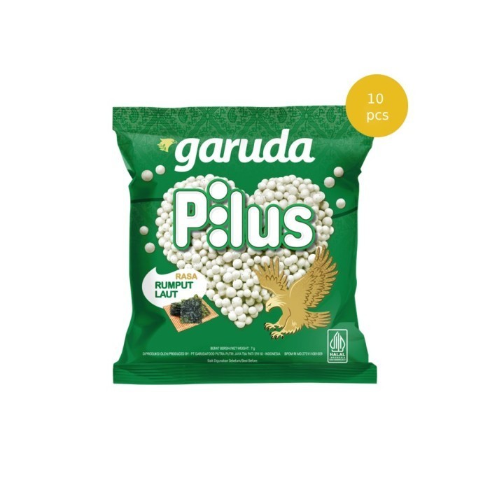 Jual Garuda Food Snack Pilus Rasa Rumput Laut 7g Isi 10pcs Cemilan ...