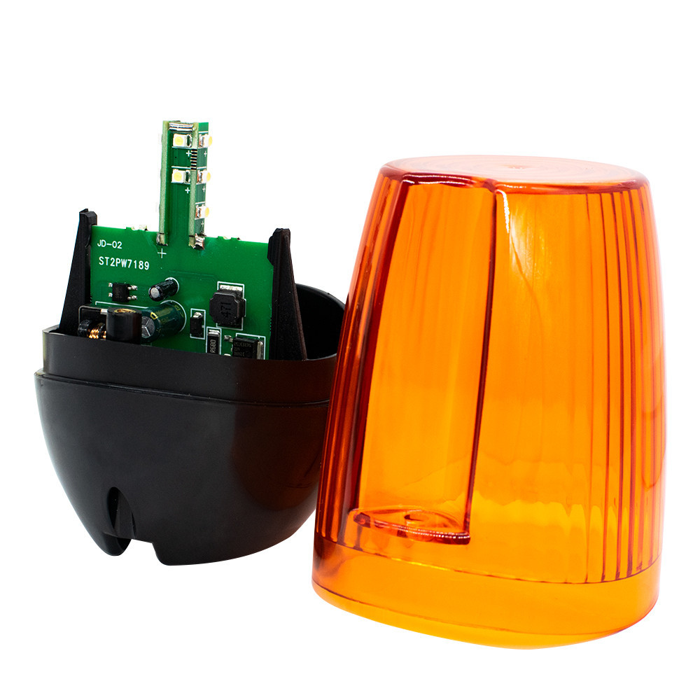 Jual AC DC LED Gate Flashing Light Lamp Alarm Lamp For Swing Sliding ...