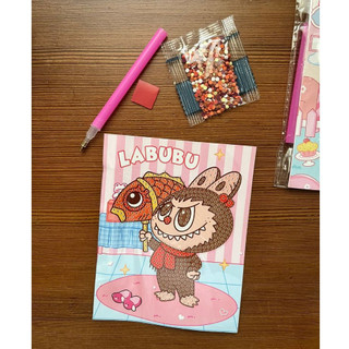 Jual Pop Mart Diy Diamond Painting Labubu Kreatifitas Aktifitas Tempel ...
