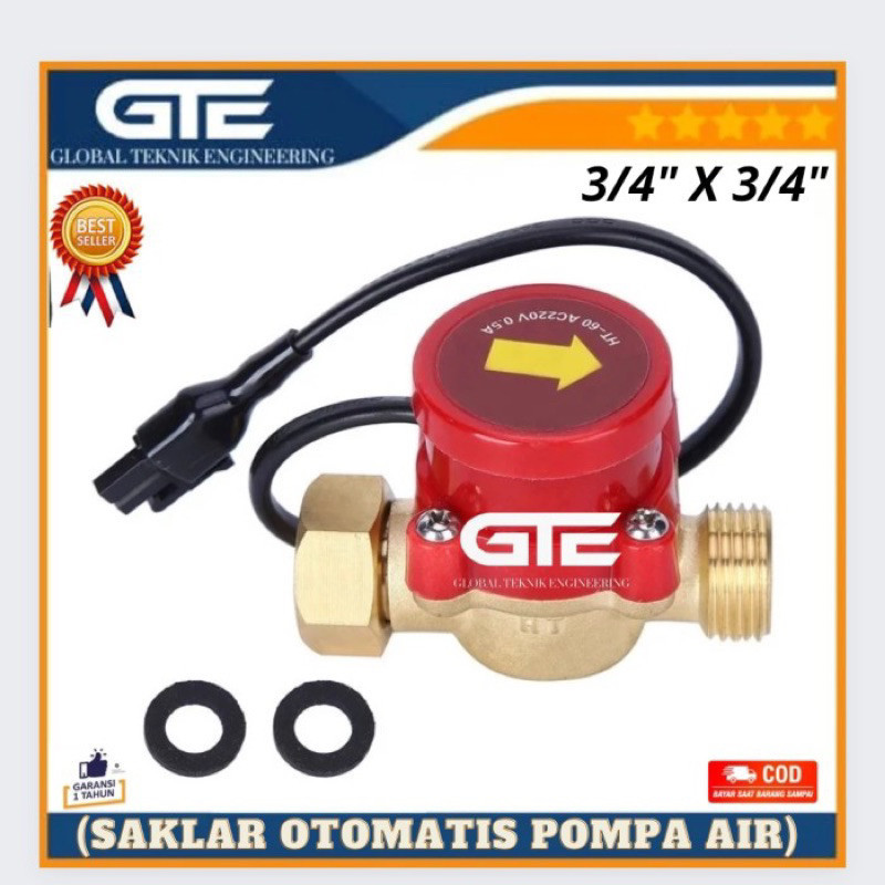 Jual Flow Switch 3/4" - 3/4" (Otomatis Pompa Booster) - Otomatis Pompa ...