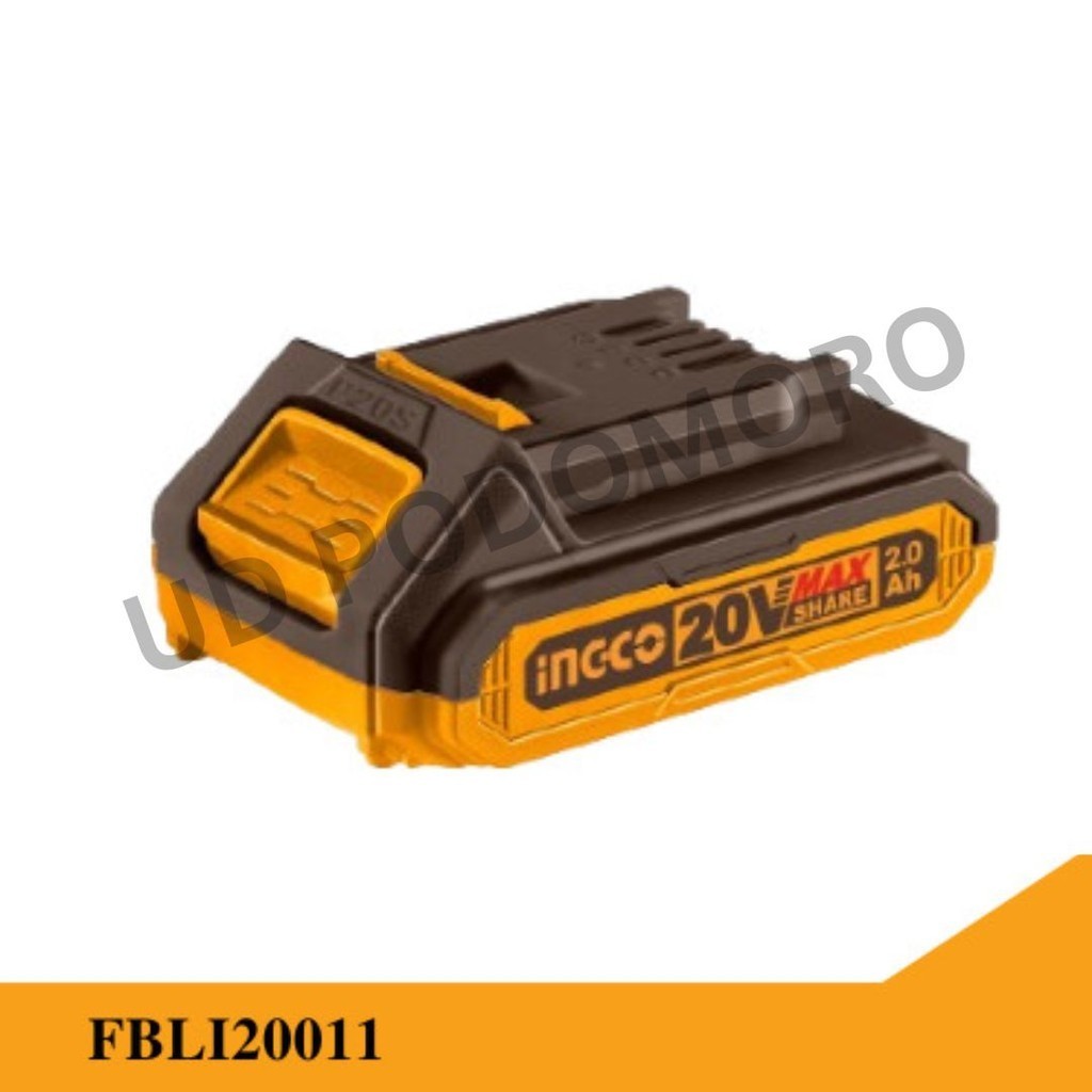 Jual Ingco Baterai 2Ah Li-Ion FBLI2001 Cordless P20S Battery 20V 2 Ah ...