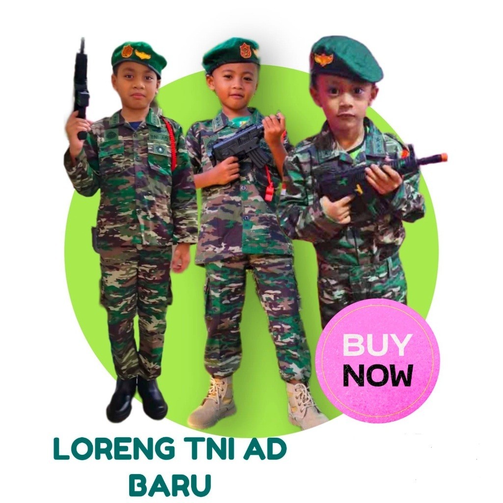 Jual AN51GA Baju Profesi TNI AD terbaru, Loreng TNI AD Baru, Kostum TNI ...