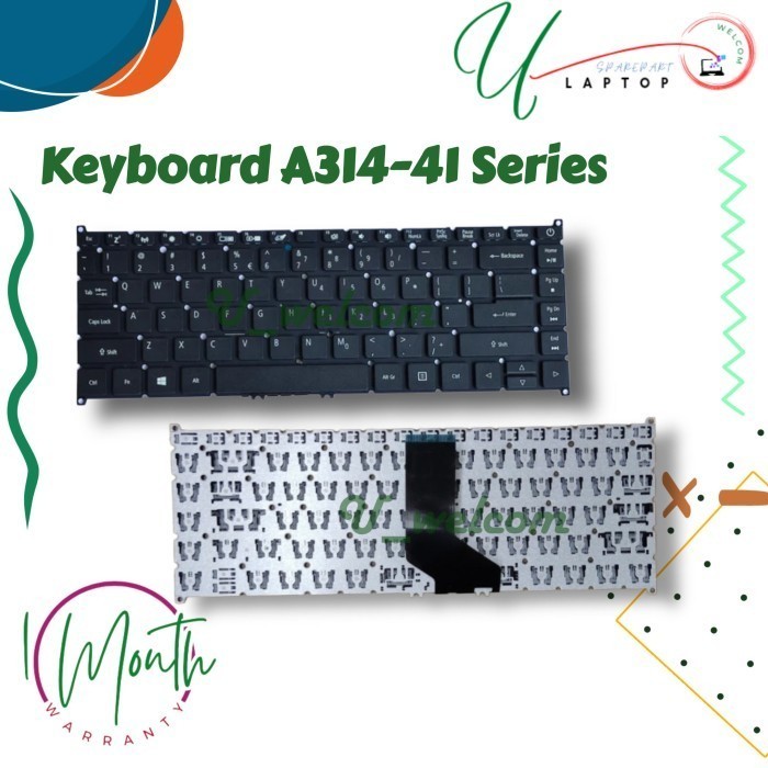 Jual Keyboard A314-33 TMP40-51 NKI14170R4 Aspire A314-41 A514-51G A514 ...