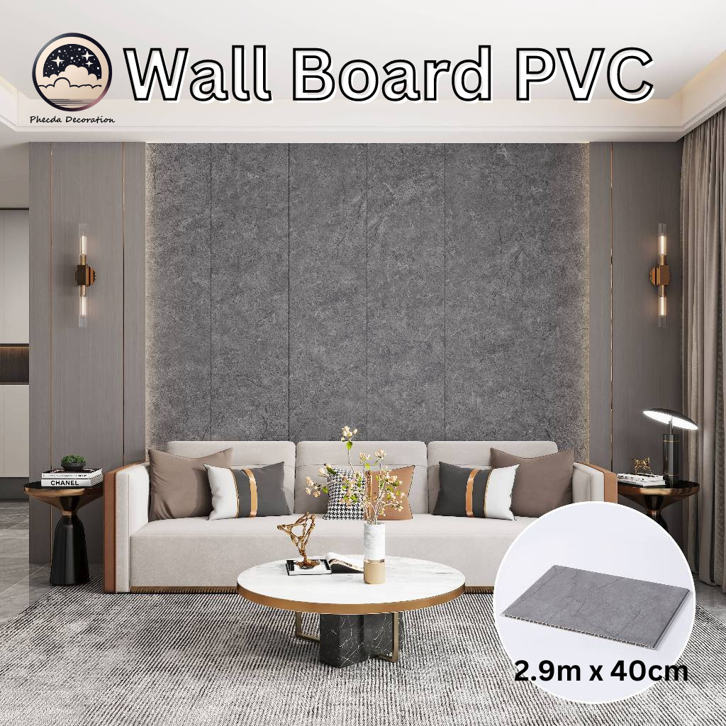 Jual 2.95x0.4 M Wall Board / Wallboard Pvc / Wall Panel Dinding ...