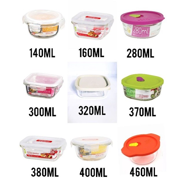 Jual Lock n Lock Oven Glass Baby Food Container Wadah Kaca MPASI Kotak ...
