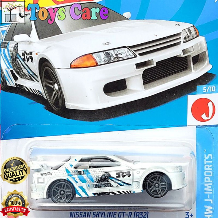 Jual Hot Wheels Nissan Skyline GT-R R32 Putih 2023 Godzilla R33 R34 ...